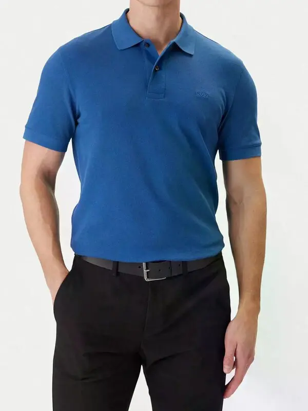 BOSS Short-sleeve Polo Shirt - Blue