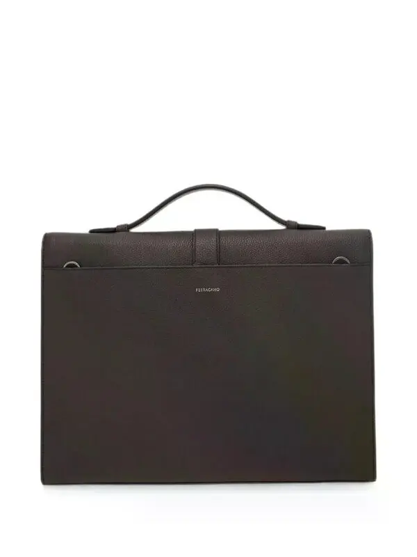FERRAGAMO Hug Clasp Briefcase - Brown