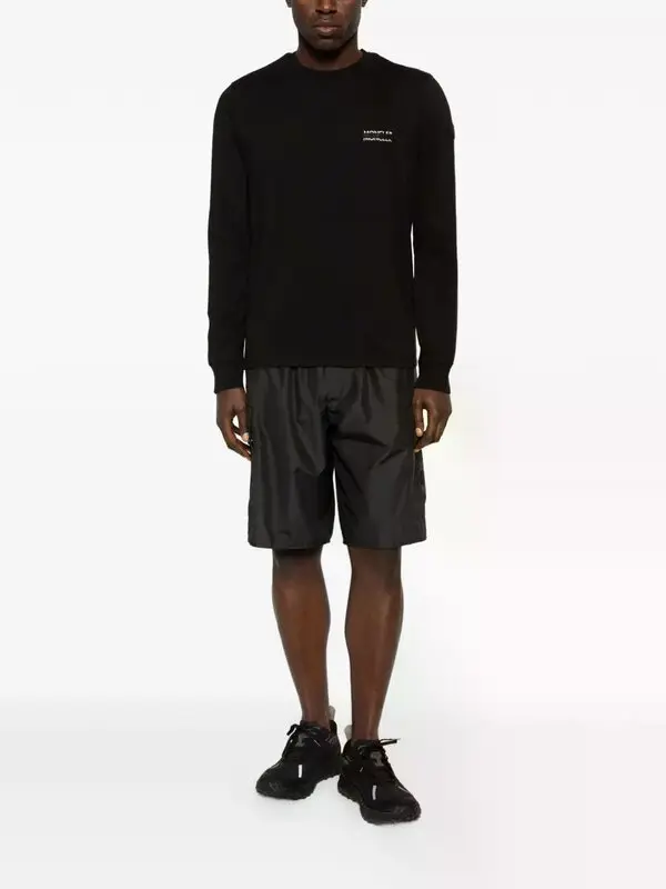 Moncler Long-sleeve Cotton T-shirt - Black