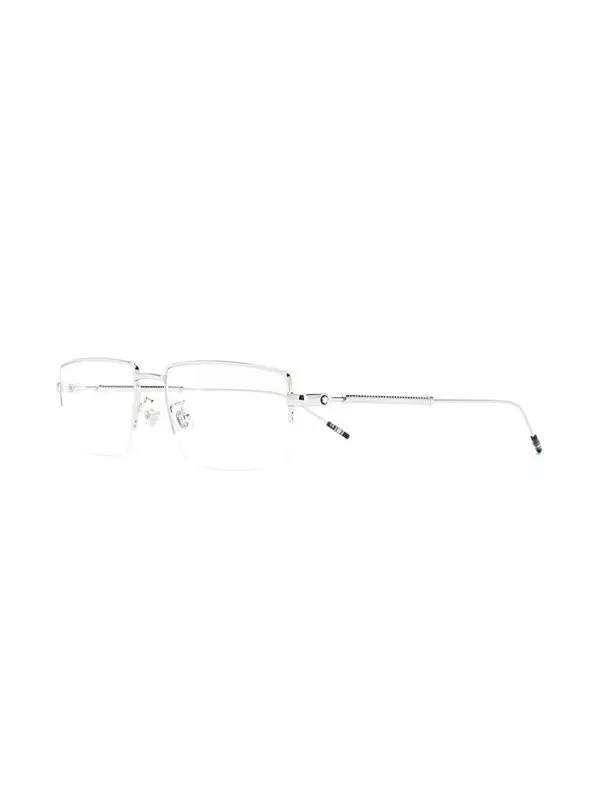 Montblanc Polished Square-frame Eyeglasses