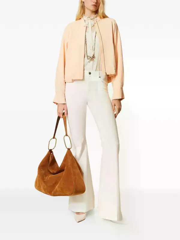 TWINSET Kimono Sleeve Bomber Jacket