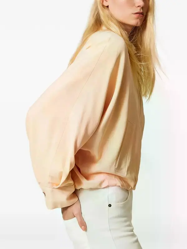 TWINSET Kimono Sleeve Bomber Jacket