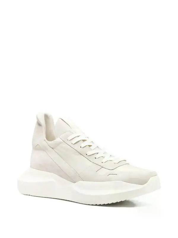 Rick Owens Lace-up Chunky Sole Sneakers