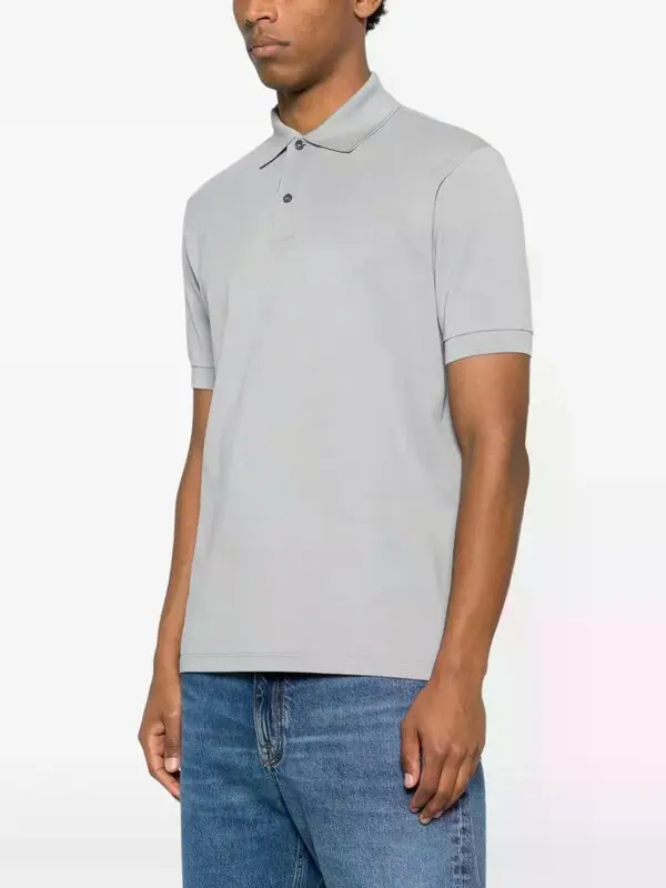 Paul Smith Artist Stripe Striped Placket Polo Shirt
