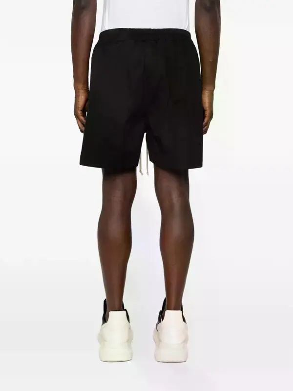Rick Owens Bela Zip Drawstring Shorts - Black