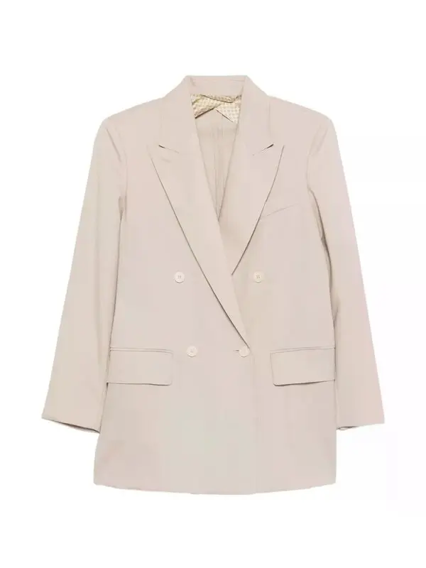 Max Mara Double-breasted Jacket - Neutrals