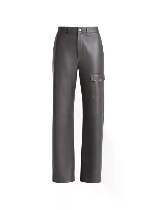 Nanushka Cargo-pocket Leather Trousers