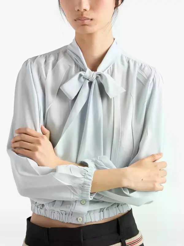Prada Crepe De Chine Shirt