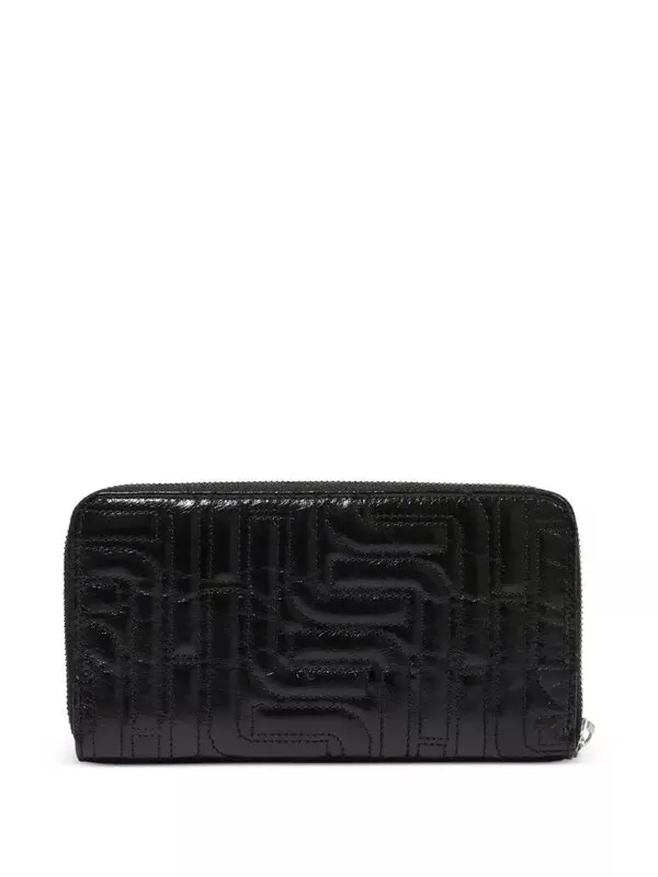 LANCEL Quilted Zipped Long Wallet