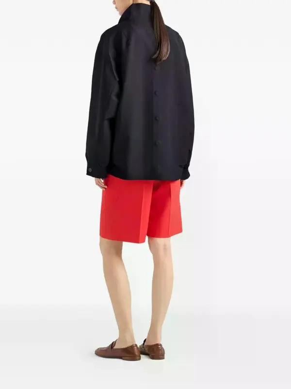 Prada Kid Mohair And Poplin Jacket