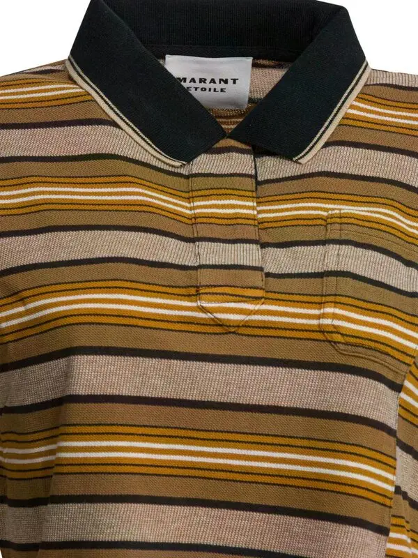 MARANT ETOILE Striped Polo Top