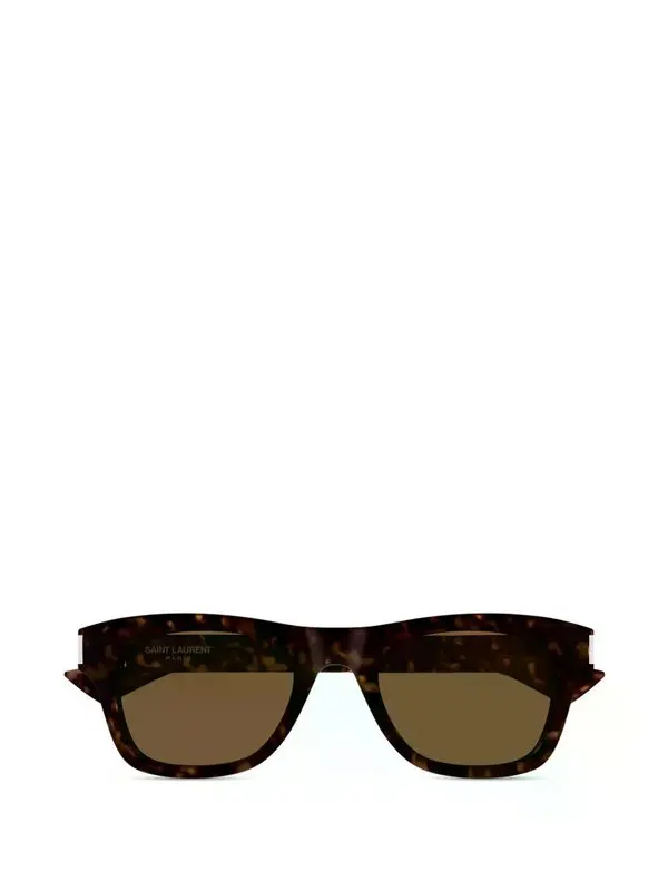 Saint Laurent Square-frame Sunglasses - Brown