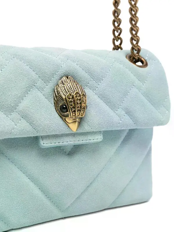 Kurt Geiger Quilted Chain Shoulder Bag - Blue