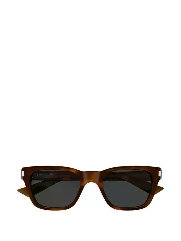 Saint Laurent Square-frame Sunglasses - Brown