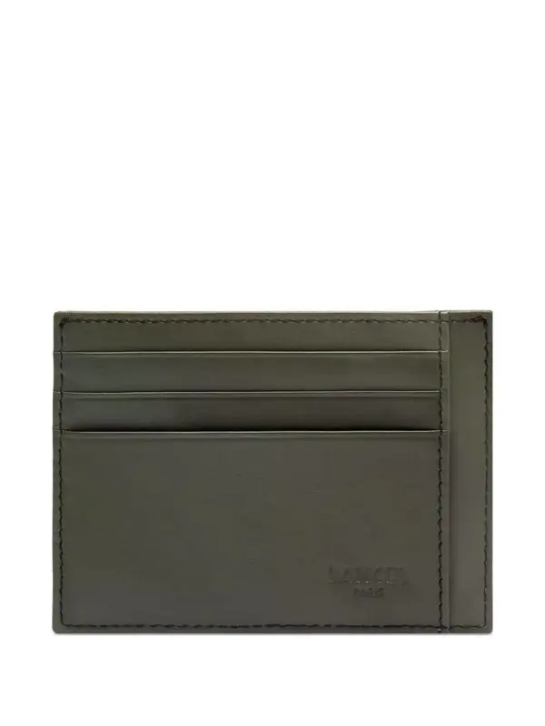 LANCEL Leon Leather Cardholder - Black
