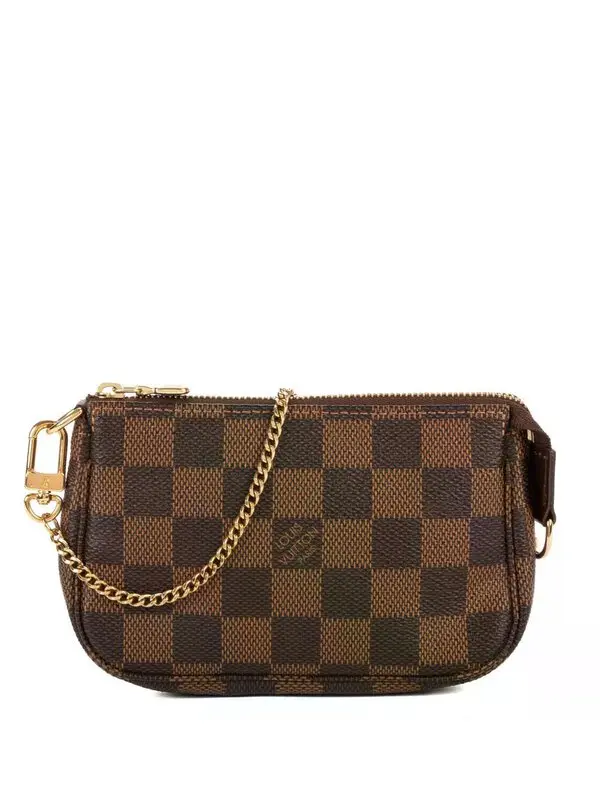 LOUIS VUITTON 2010 Checkered Chain Mini Bag