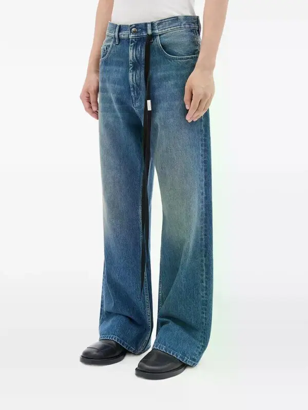 ANN DEMEULEMEESTER Five-pocket Flared Jeans - Blue