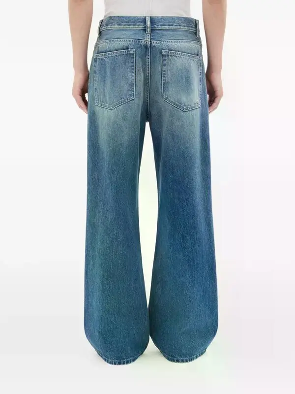 ANN DEMEULEMEESTER Five-pocket Flared Jeans - Blue