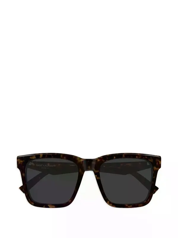 Saint Laurent Square-frame Tortoiseshell Sunglasses - Brown