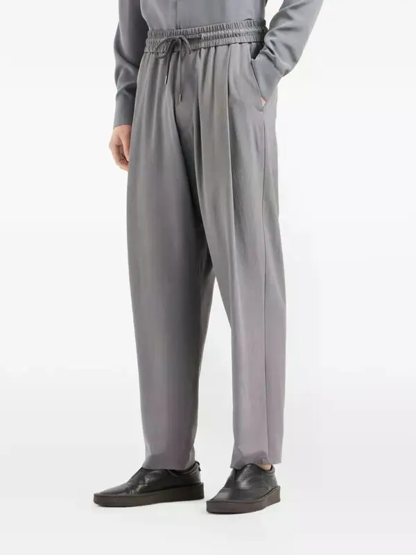 Giorgio Armani Drawstring Pleated Trousers