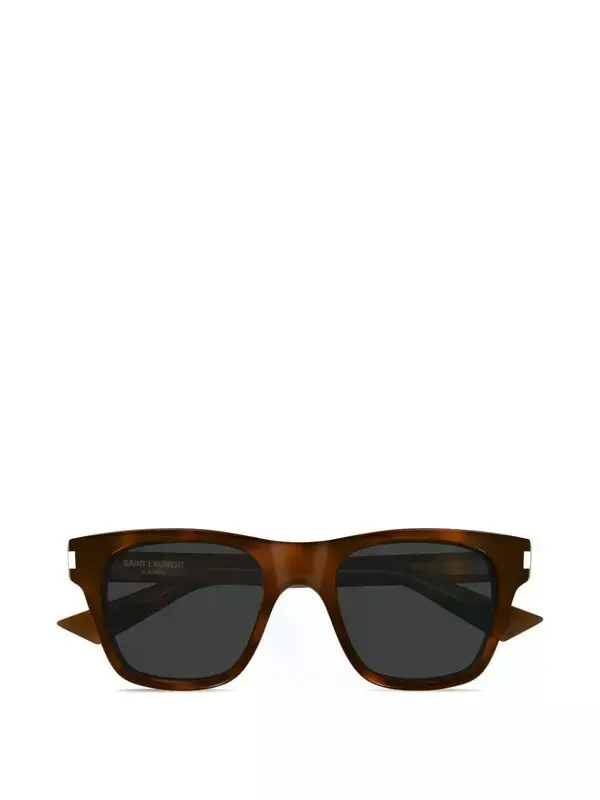 Saint Laurent Square-frame Sunglasses - Brown