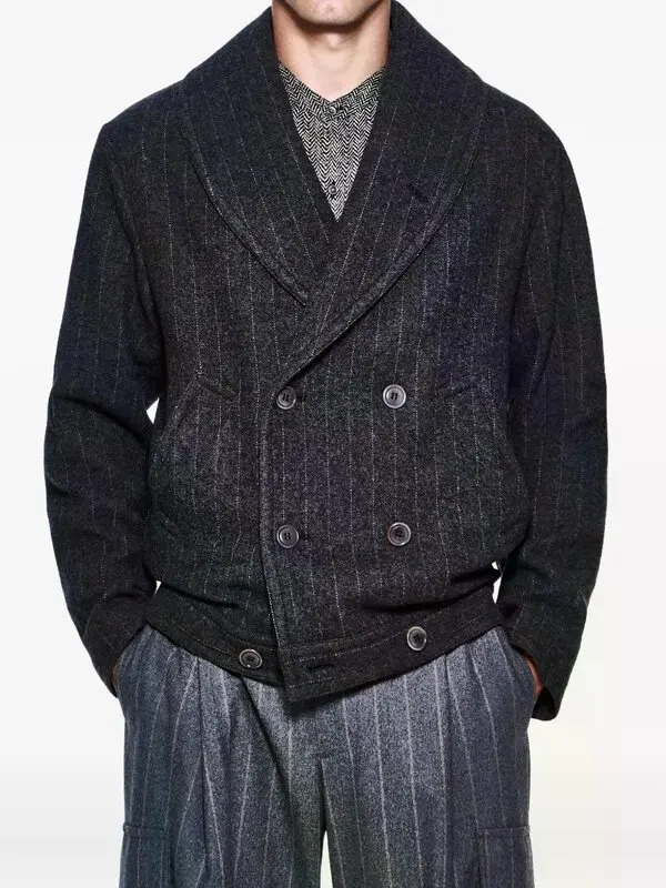 Giorgio Armani Pinstripe Double-breasted Jacket
