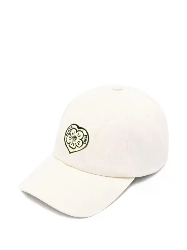 Kenzo Floral Logo Cap - Neutrals
