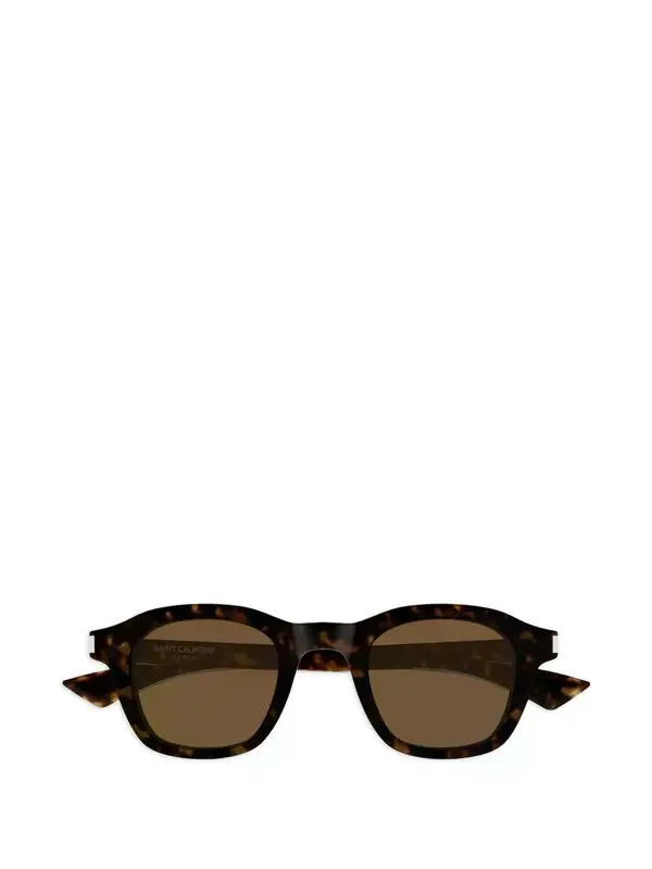 Saint Laurent Round-frame Sunglasses - Brown