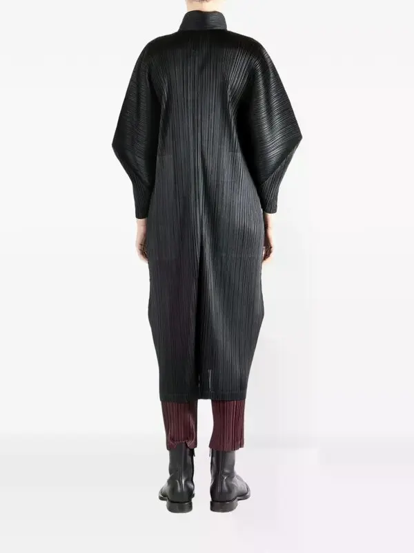 Issey Miyake Button Plissé Coat