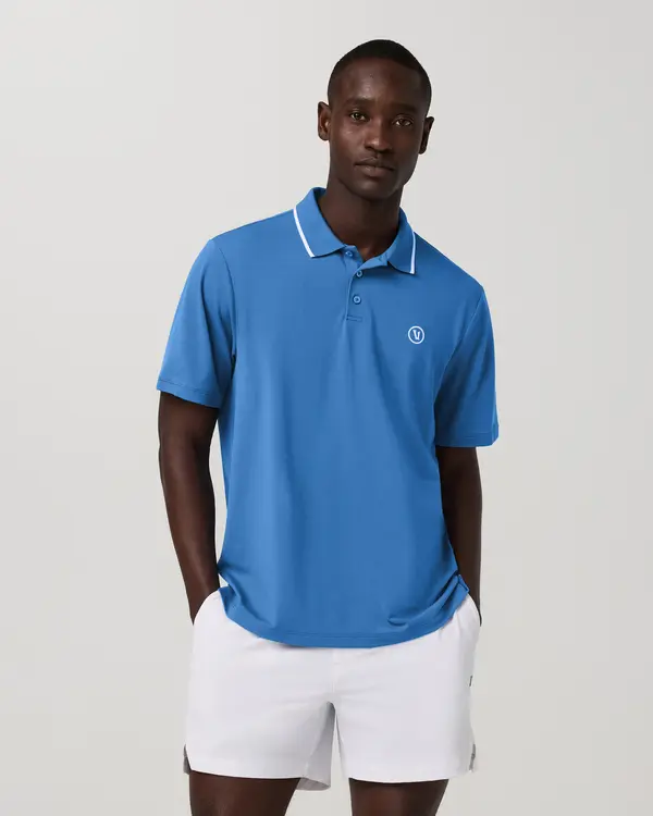 Vuori Short Sleeve Gamepoint Polo 2.0 - Court Blue