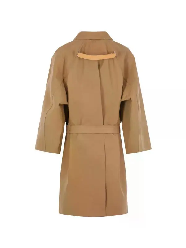 HED MAYNER Buttoned Belted Coat