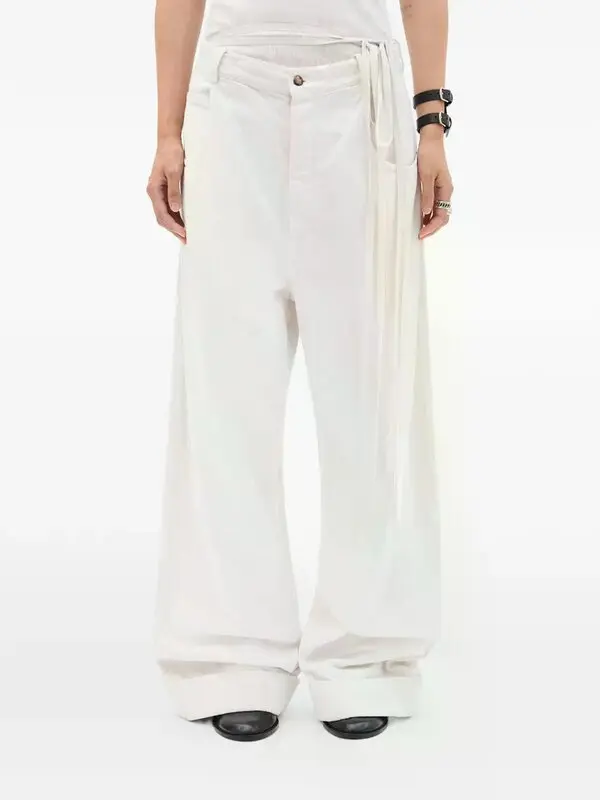 ANN DEMEULEMEESTER Kristel Baggy-fit Jeans - Neutrals