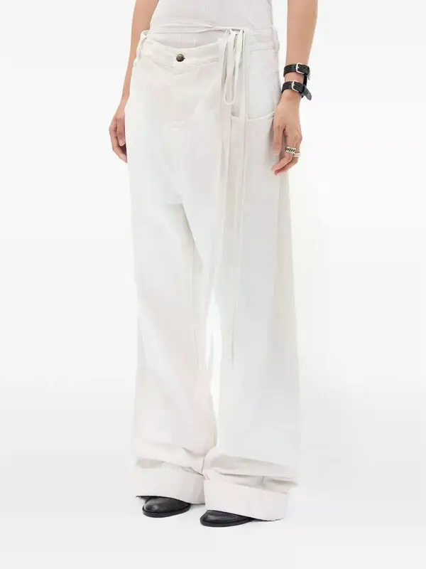 ANN DEMEULEMEESTER Kristel Baggy-fit Jeans - Neutrals