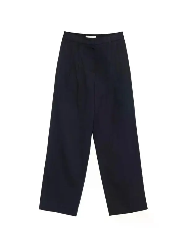 DUNST Pleated Trousers - Black