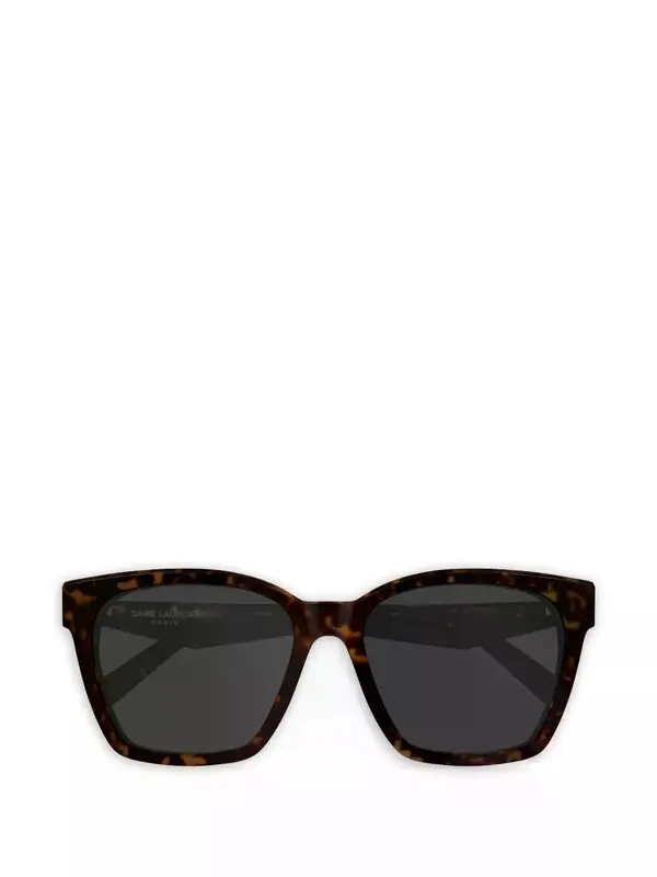 Saint Laurent Square-frame Tortoiseshell Sunglasses - Brown