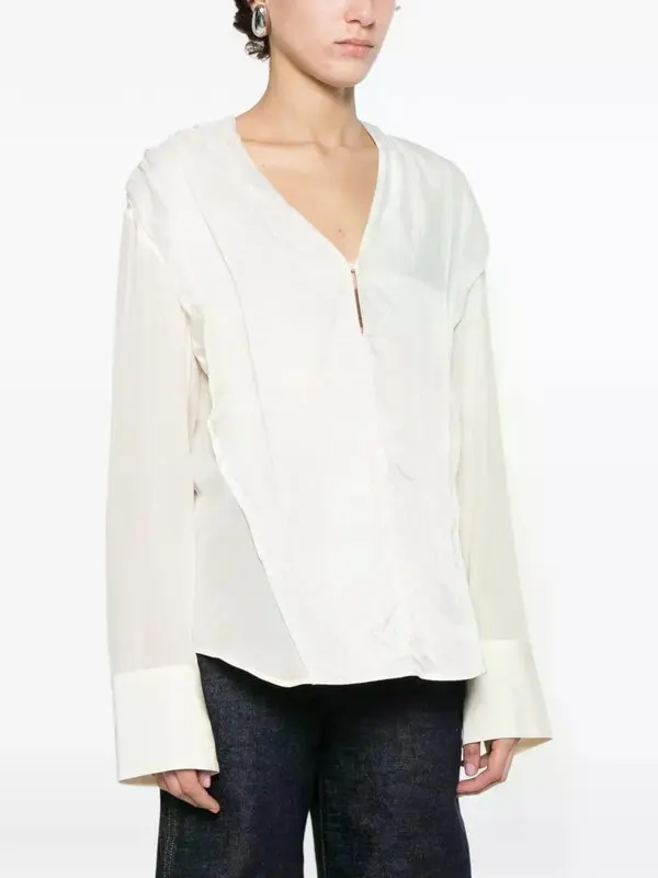 Victoria Beckham Cuff Detail Blouse