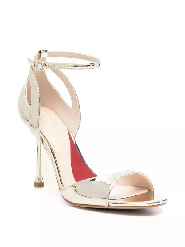 Liu Jo Mirrored Laminated Sandals