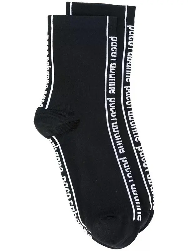 Rabanne Logo Crew Socks
