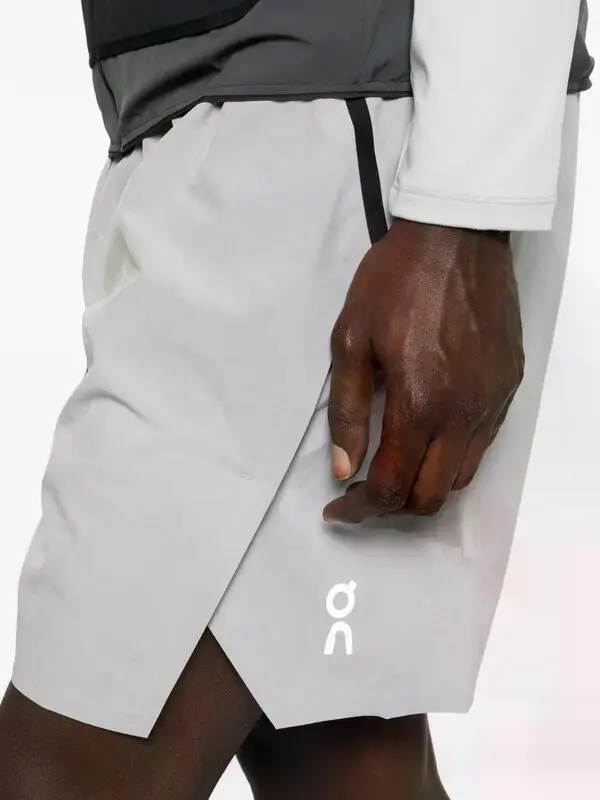 On Elasticated Waistband Shorts With Logo Detail