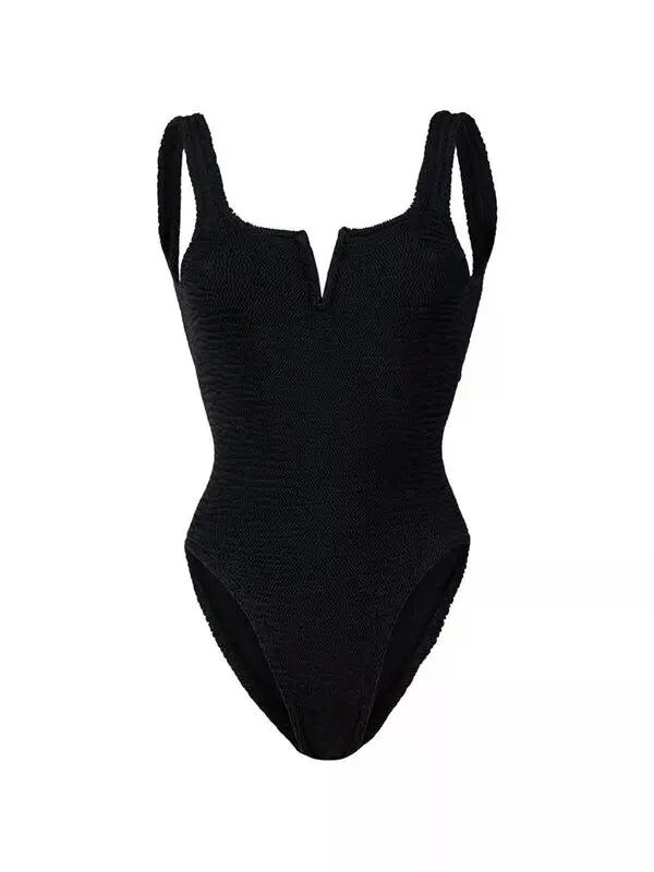 PARAMIDONNA Holly Textured Swimsuit - Black