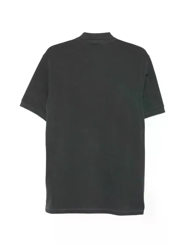 Paul Smith Zebra-patch Regular-fit Polo Shirt - Grey