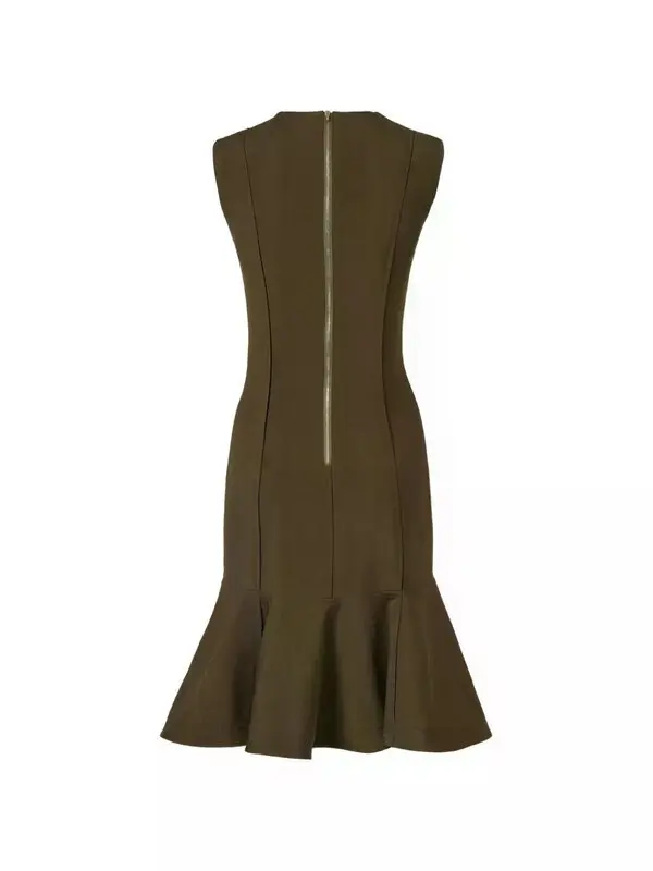 Fendi Flounce Panelled Maxi Dress