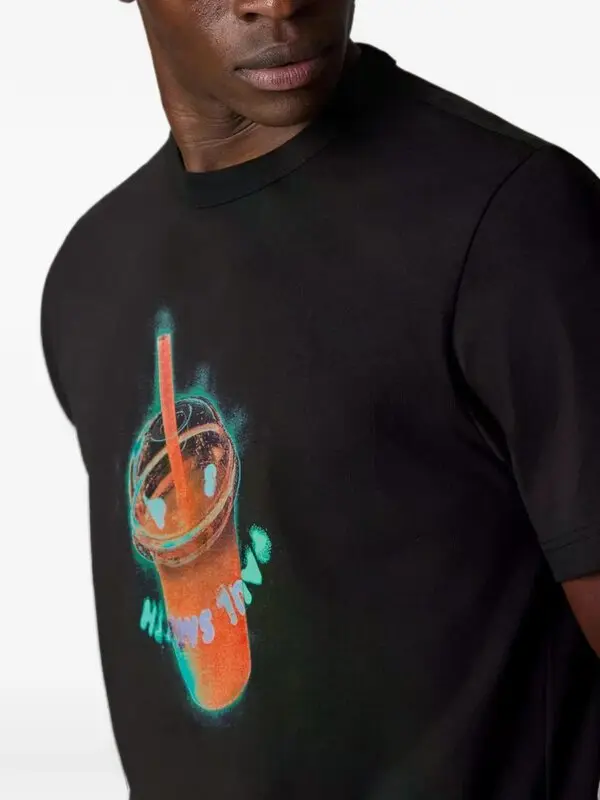 Paul Smith Sunbleached Snaps Print T-shirt