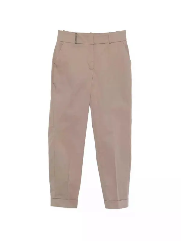 Peserico Cuffed Trousers - Neutrals