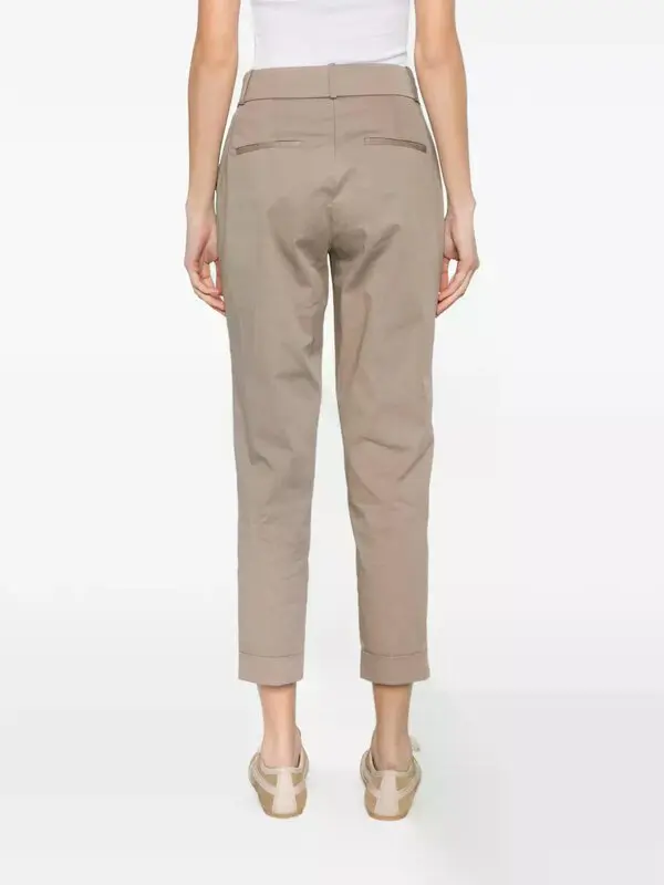 Peserico Cuffed Trousers - Neutrals