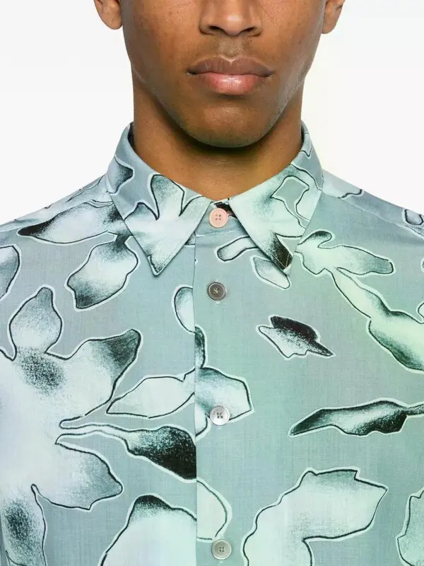 Paul Smith Good Fortune Floral Regular-fit Shirt