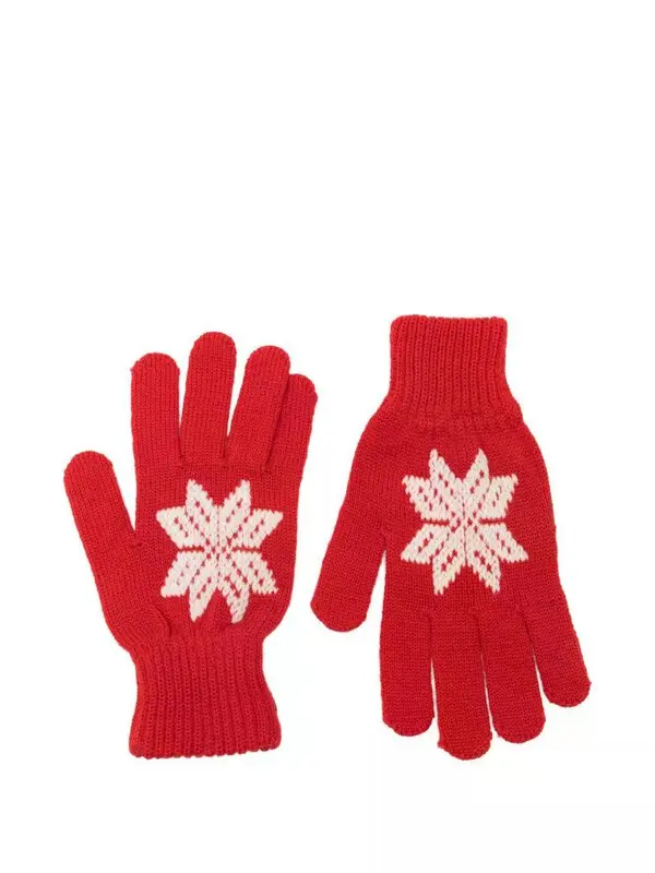 Dolce & Gabbana Knitted Gloves - Red