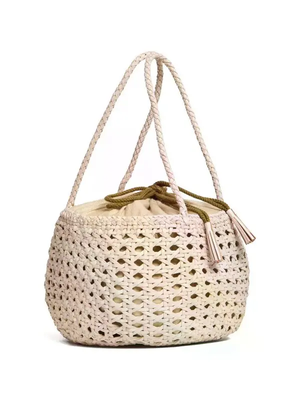 Dragon Diffusion Juventus Round Perforated Bucket Bag