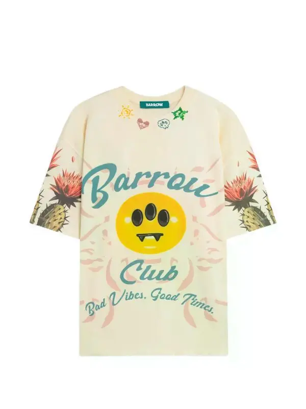 BARROW Cactus-print T-shirt