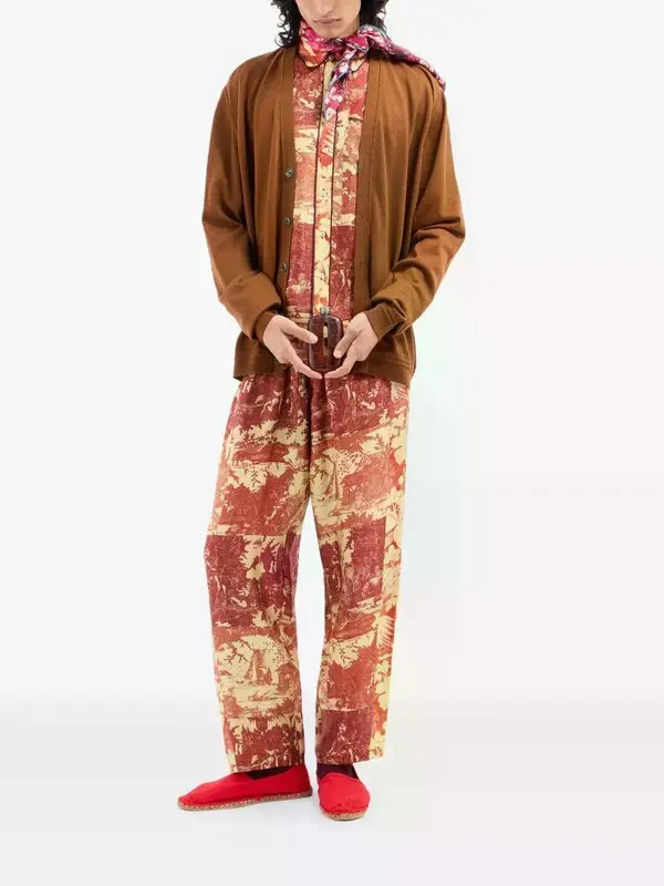 PIERRE-LOUIS MASCIA V-neck Cardigan - Brown